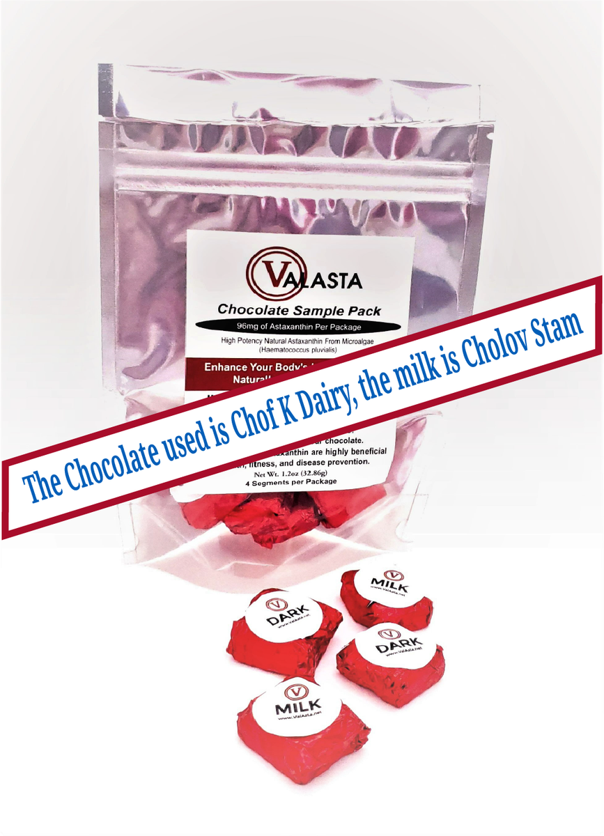 ValAsta Astaxanthin Chocolate **SAMPLES** – ValAsta Jewish