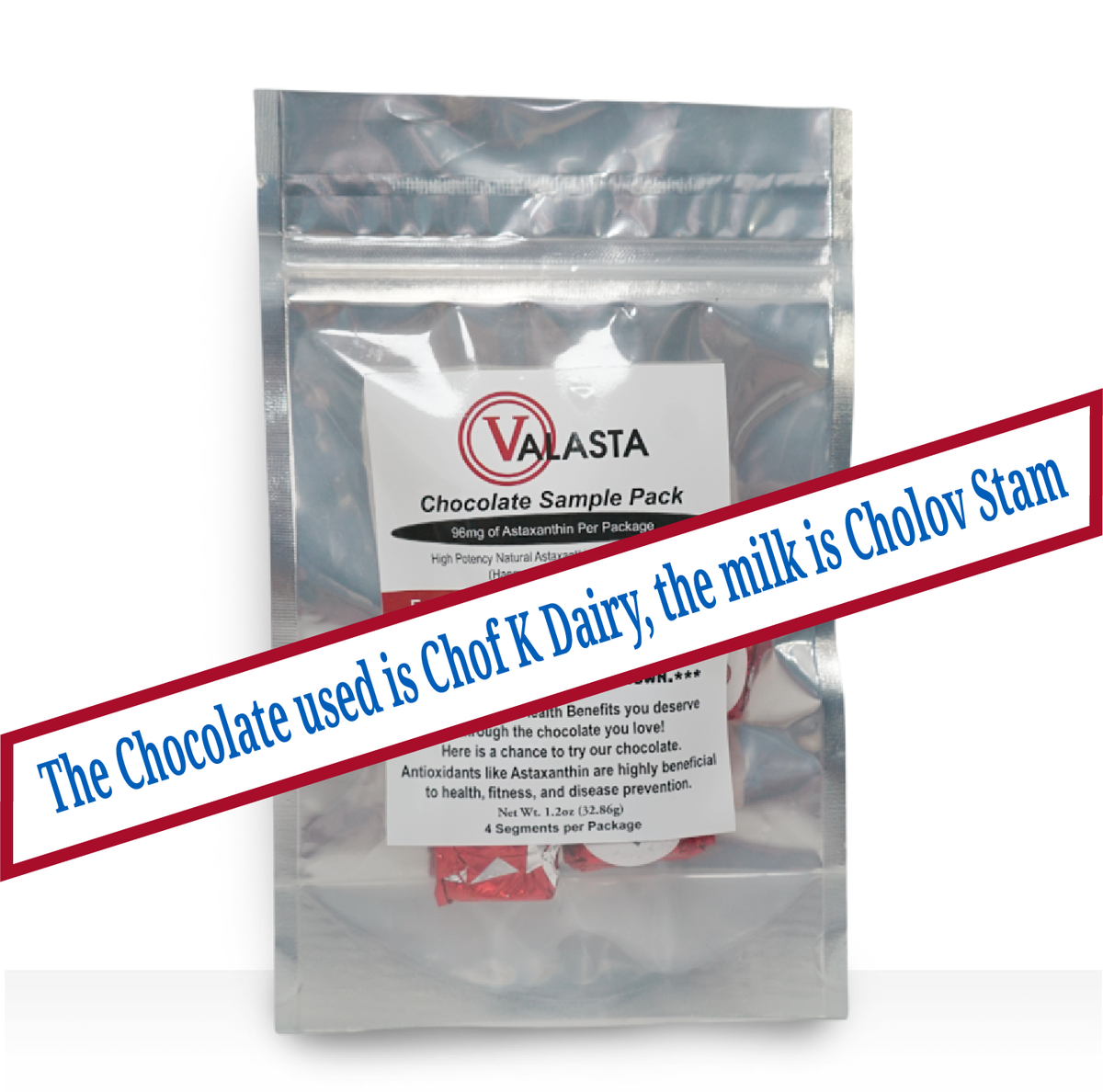 ValAsta Astaxanthin Chocolate **SAMPLES** – ValAsta Jewish